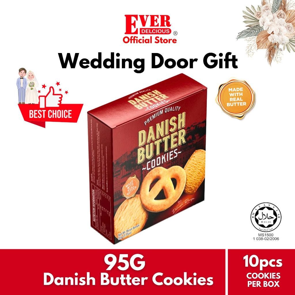 Ever Delicious Danish Butter Cookies - 95Gx 1 Box (Biskut Wedding ...