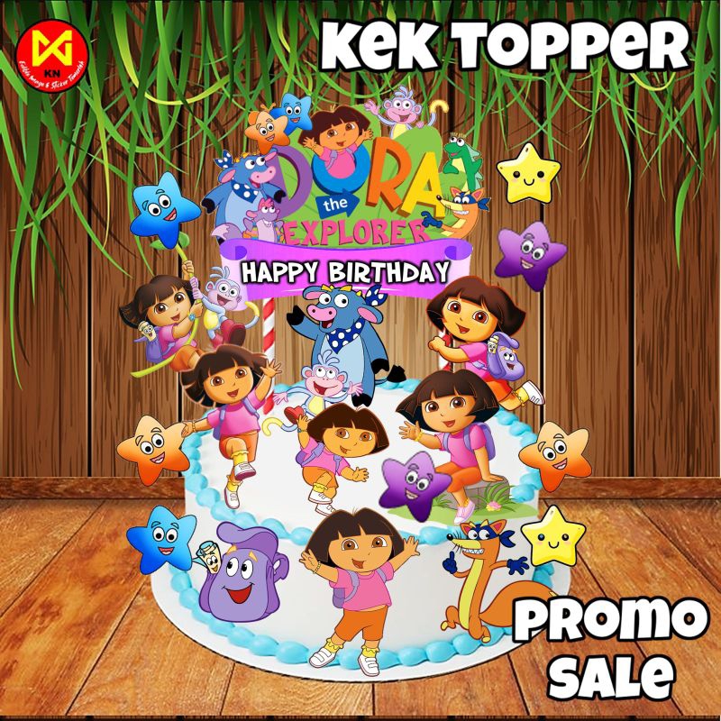 Kek Topper Dora Explorer | Shopee Malaysia