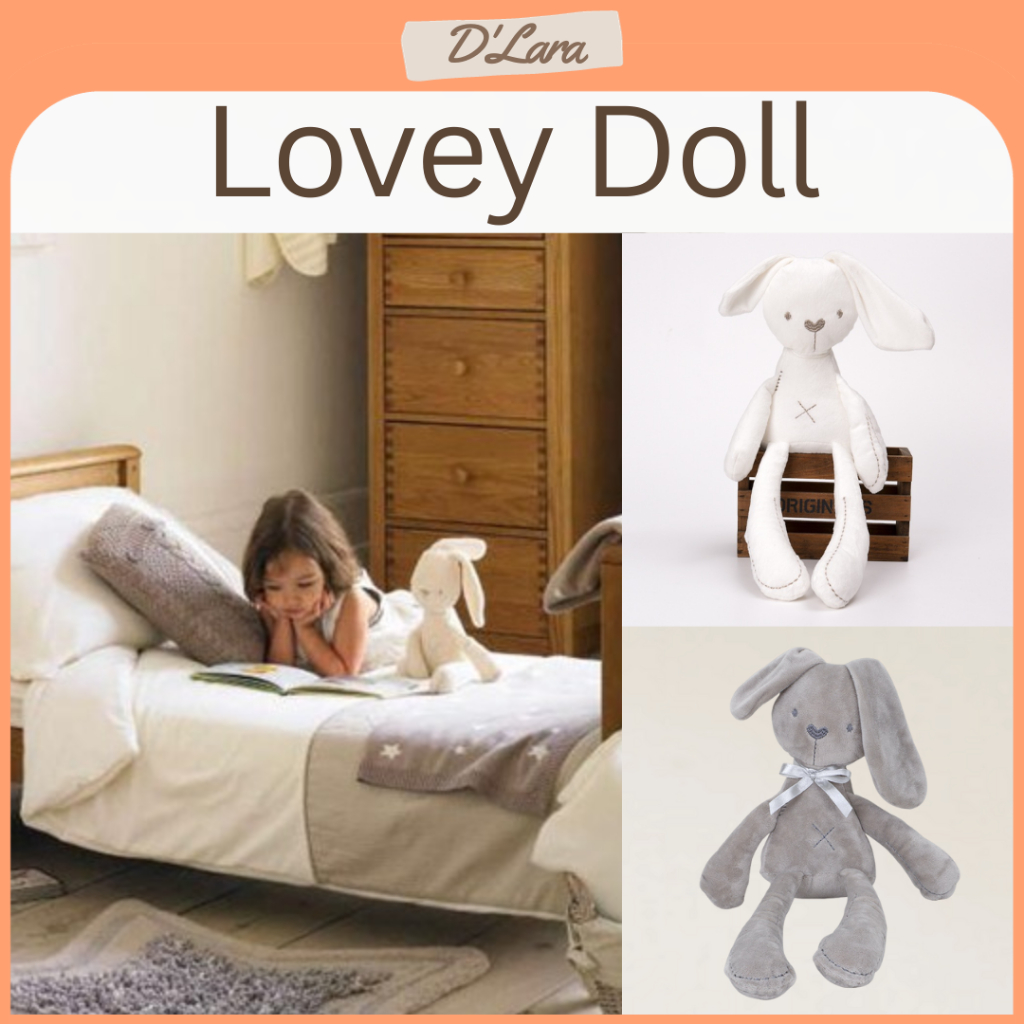 D’LARA Lovey Plush Doll Baby Sleep Comfort Toy Comfort Doll Plush Toy ...