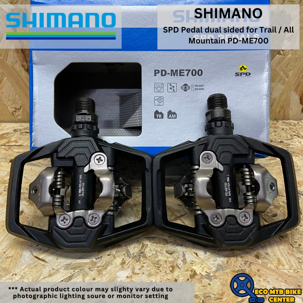 SHIMANO SPD Pedal dual sided for Trail / All Mountain PD-ME700 | Shopee ...