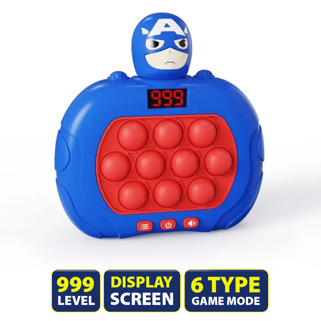 Pop It Electronic Speed Push Button Game Electronic Fidget Widget Level ...