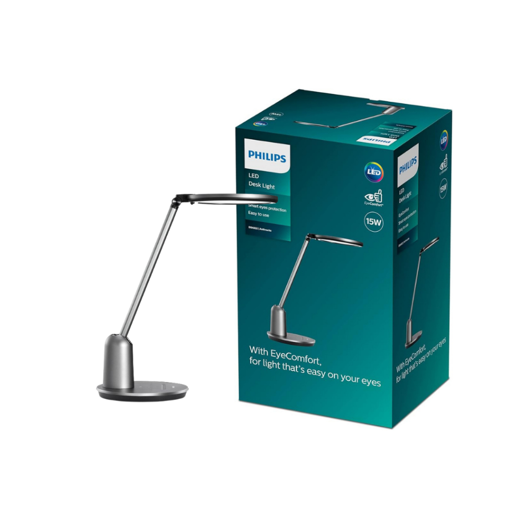 PHILIPS LED Touch Dimming Rechargeable Eye Protection Study Table Lamp ...