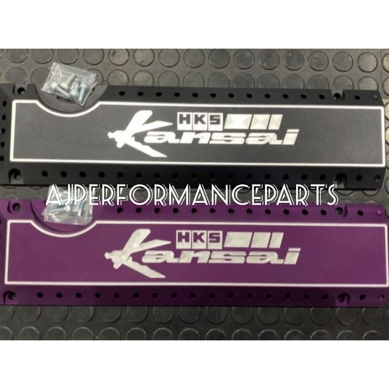 MITSUBISHI 4G63 EVO123 VR4 HKS KANSAI DESIGN BILLET SPARK PLUG COVER ...