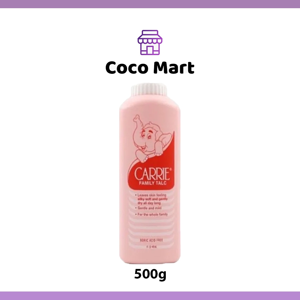 Carrie Junior Carrie Family Talcum 500g | Shopee Malaysia
