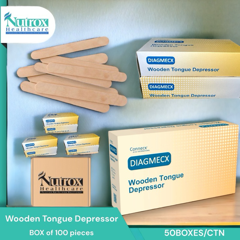 Medical Wooden Tongue Depressor (1 CARTON SALE 50 BOXES) 100pcs/box ...