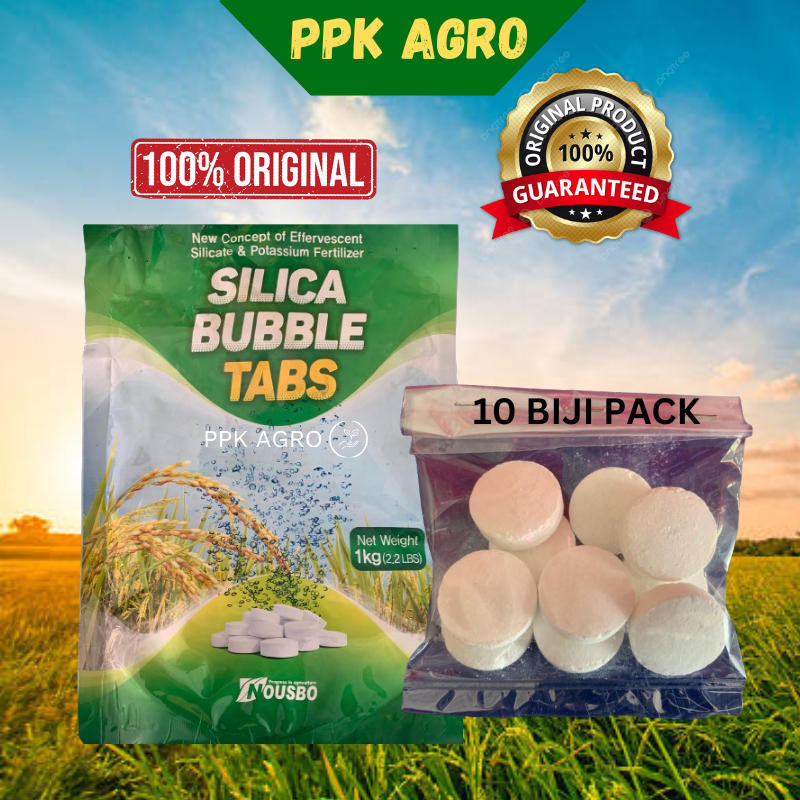 10 biji BAJA GIBBERELLIC ACIDS (GA3) 20% SILICA BUBBLE TABS SOLUBLE ...