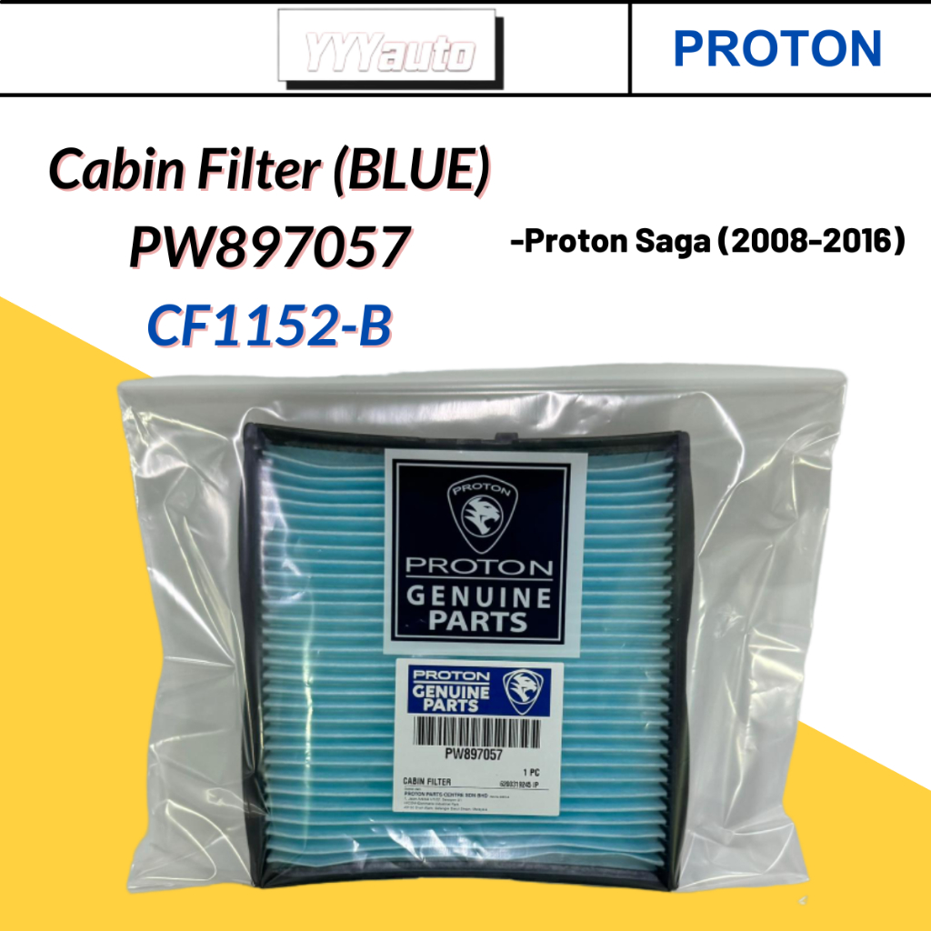 CABIN AIR FILTER ORIGINAL PROTON SAGA BLM FL FLX (PW897057) AIRCOND ...