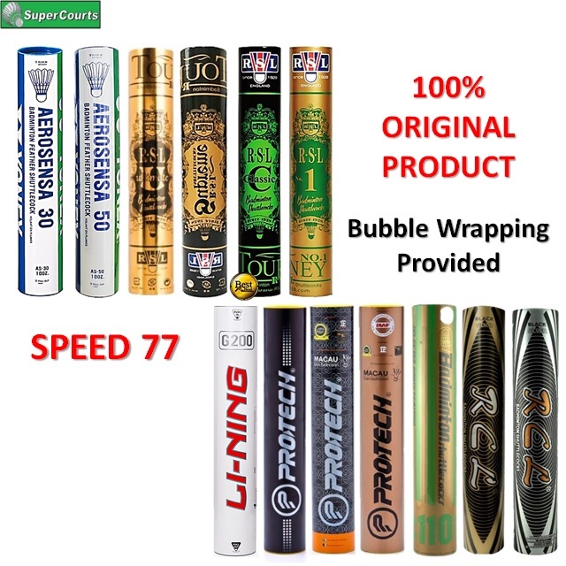 【100% ORIGINAL】YONEX/RSL/PROTECH/SEALION/RCL/LI-NING【BUBBLE WRAPPING ...