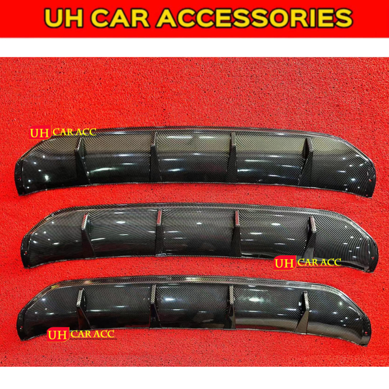 HONDA CITY GN2 2020-2022 RS CARBON LOOK REAR BUMPER LOWER GARNISH ...