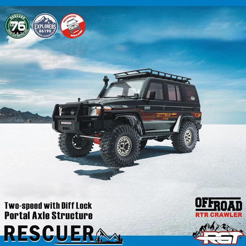 Rgt 1/10 rc crawler ex86190 86190 rescuer land cruiser | Shopee Malaysia