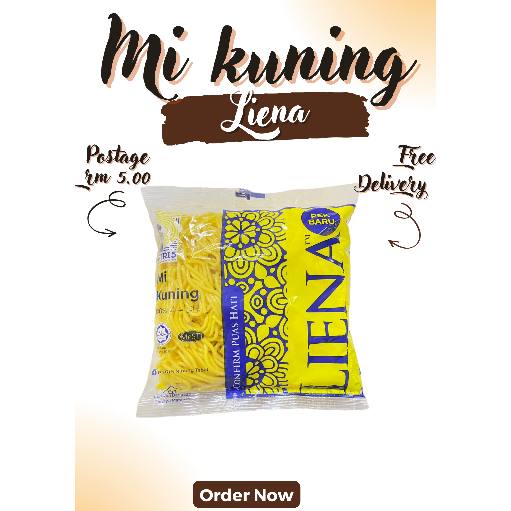 Mi Kuning Liena (HALAL) - 500GRAM | Shopee Malaysia