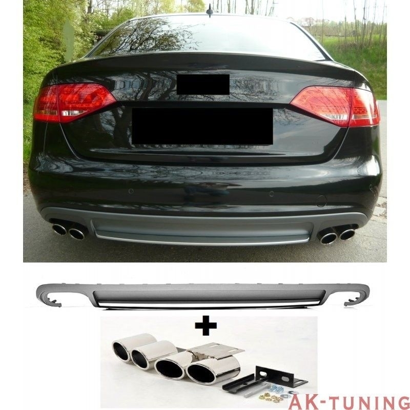 Audi S4 Diffuser for Audi A4 model b8 b8. 5 facelift | Shopee Malaysia