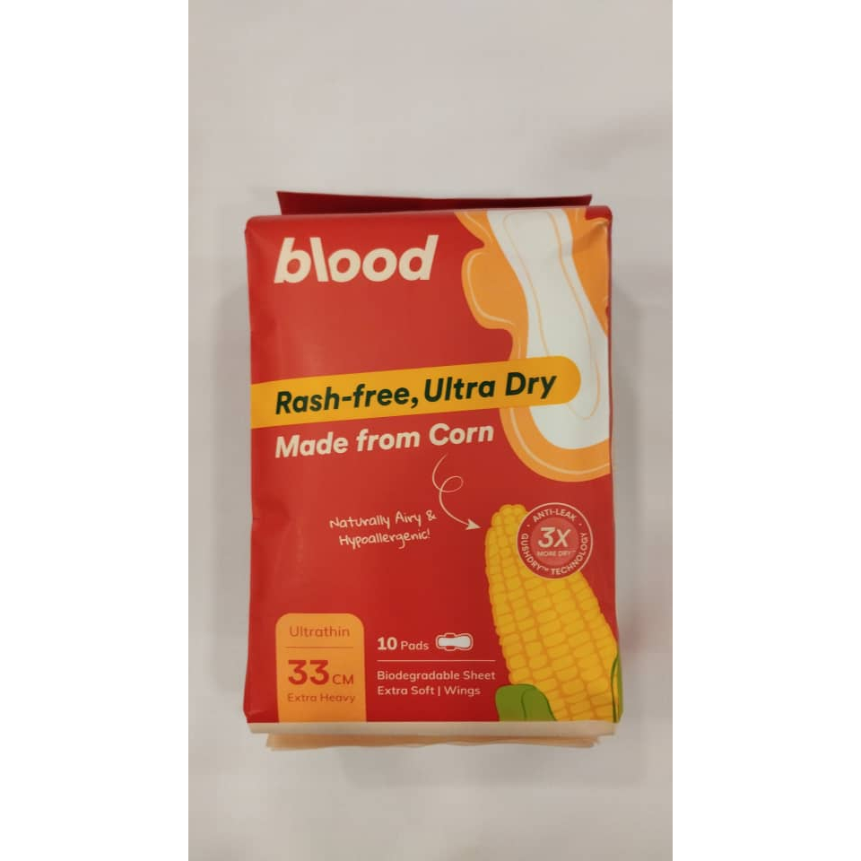 Blood pads (Ultra-thin Corn Pads 33cm 10pads/ Ultra-thin Corn Pads 29cm ...