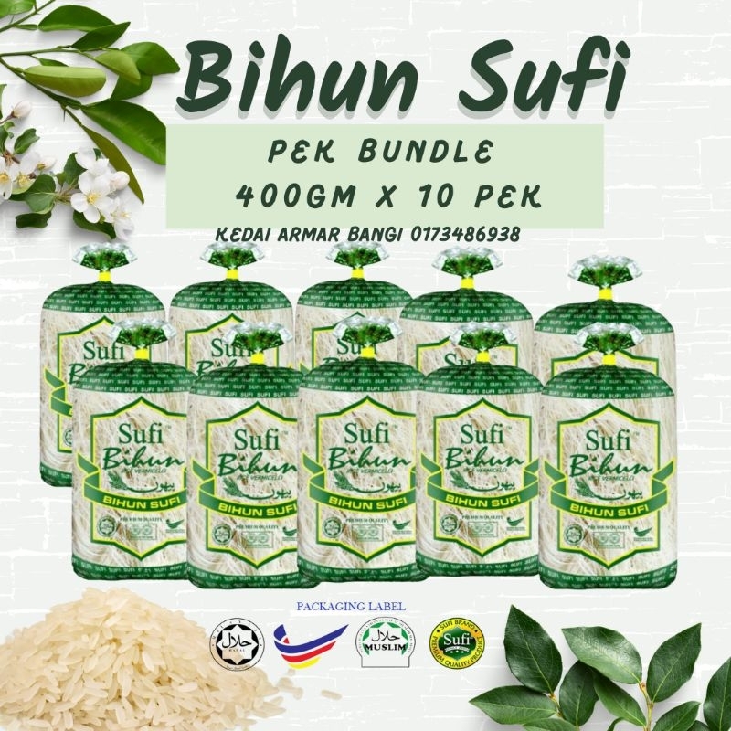 BIHUN BUNDLE SUFI BRAND ( 10 PEK X 400gm) | Shopee Malaysia
