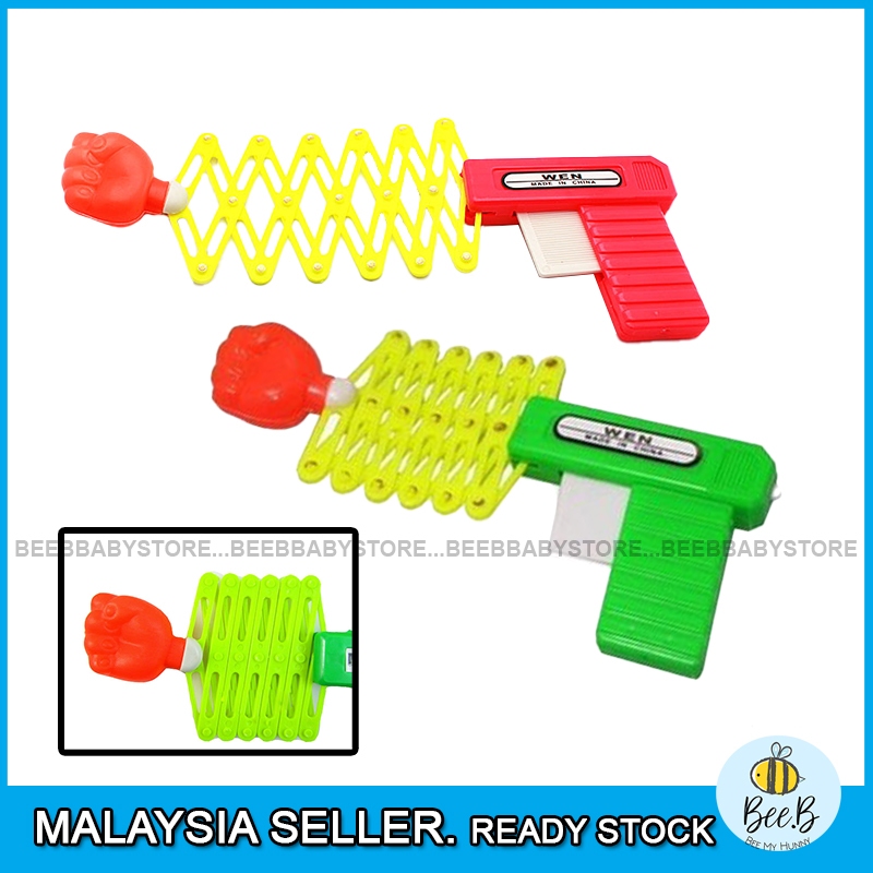 Telescopic Fist Gun Elastic Gun Children's Toys Funny Magic Gun Toy ...