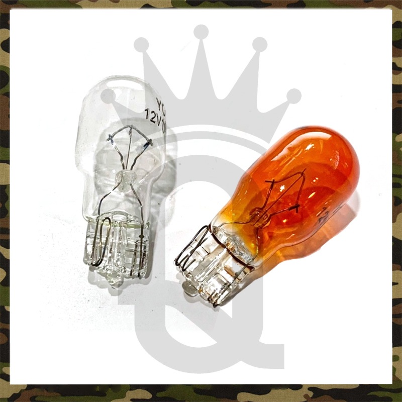 T13 SIGNAL BULB ORANGE CLEAR 12V10W MENTOL SIGNAL LAMPU KIRI KANAN ...