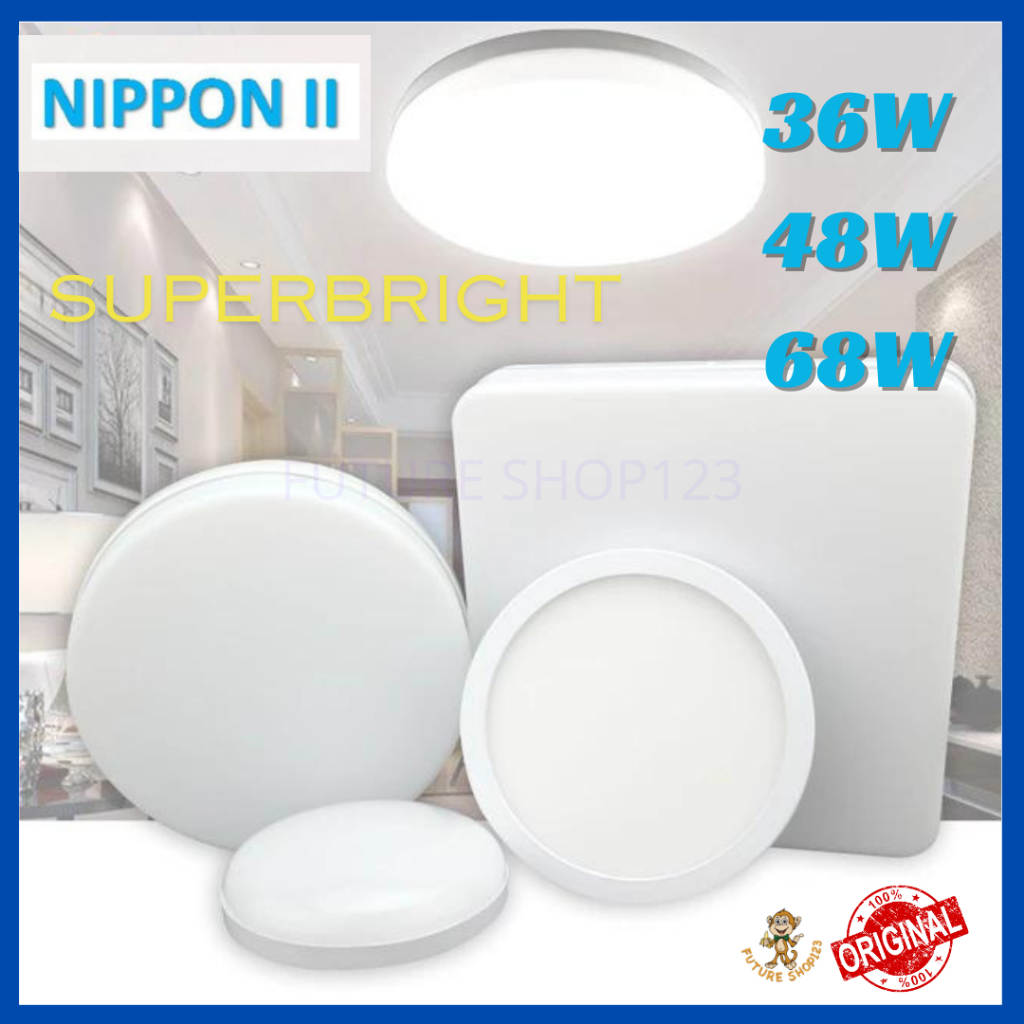 NIPPON II [36W/48W/68W] Super Bright Flush Mount Surface LED Down Light ...
