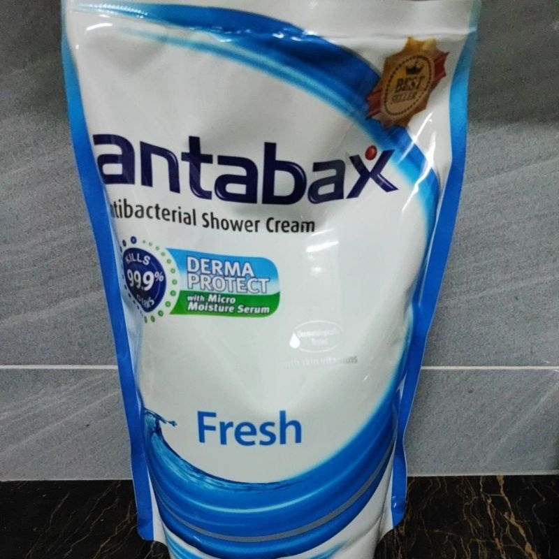 Antabax Antibacterial Shower Cream refill pack, bottle 850g-975ml ...