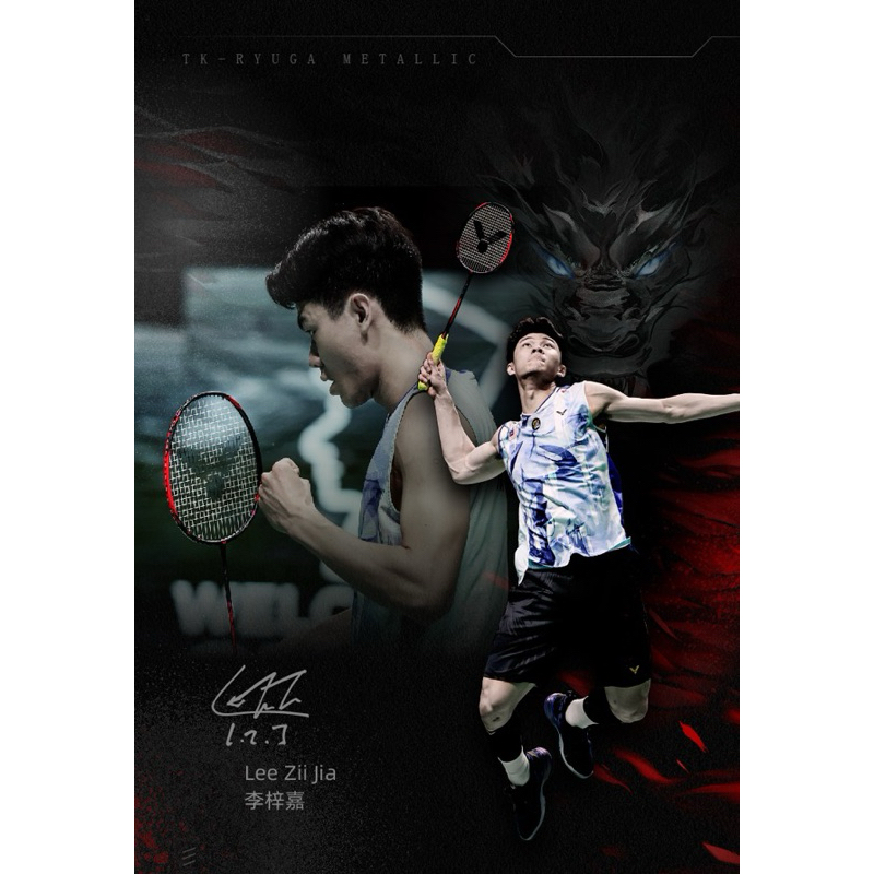 [100% ORIGINAL] ｛VICTOR Thruster Ryuga Metallic Racket Badminton TK ...