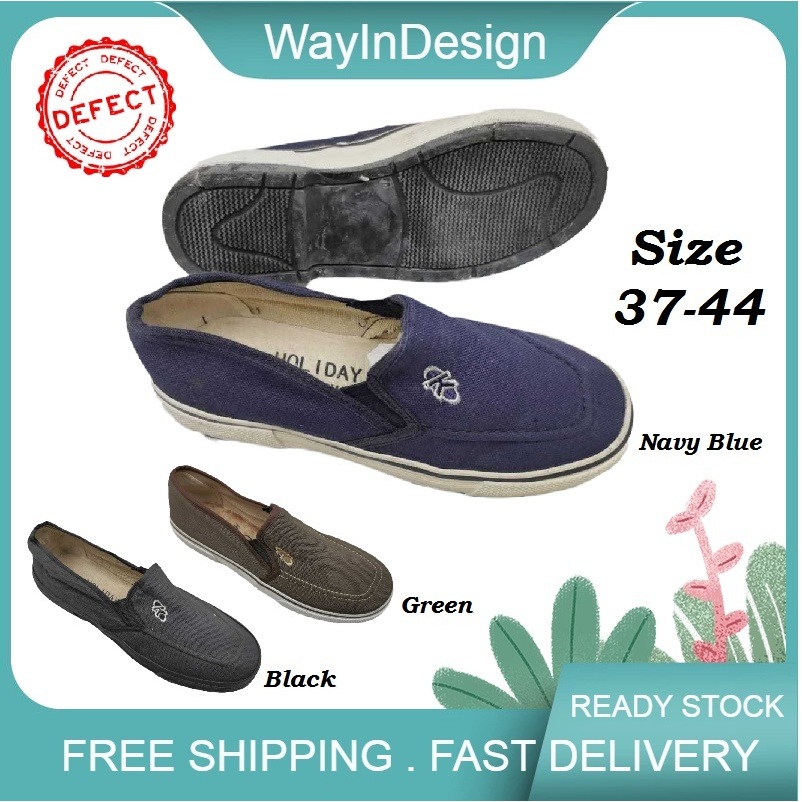 [Defect Item] Unisex Clearance Stock Men casual shoes canvas shoes ...