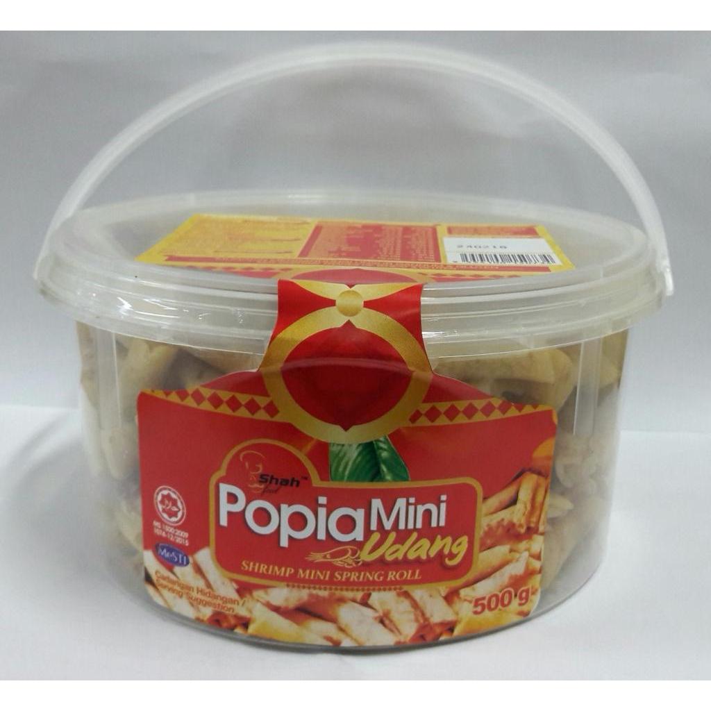 500gm Popia Mini Udang Rangup Sedap Mini Spring Roll Shrimp Buatan ...
