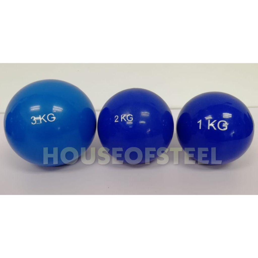 PREMIUM inflatable Medicine Ball / Soft PVC Shot Putt [1 KG / 2 KG / 3KG] | Shopee Malaysia
