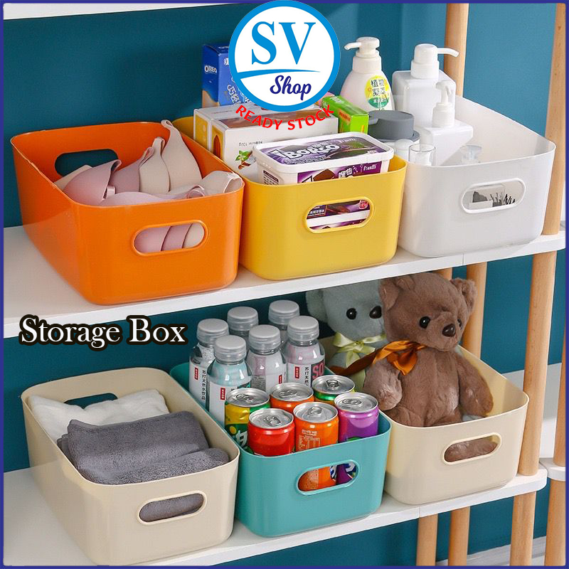 Household Multipurpose Desktop Storage Basket Bin Box 收纳盒 | Shopee Malaysia