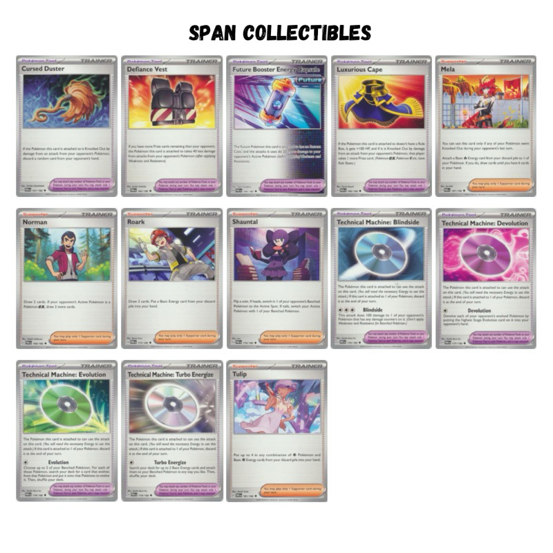 Pokemon TCG - Scarlet & Violet | Paradox Rift | Trainer / Supporter ...