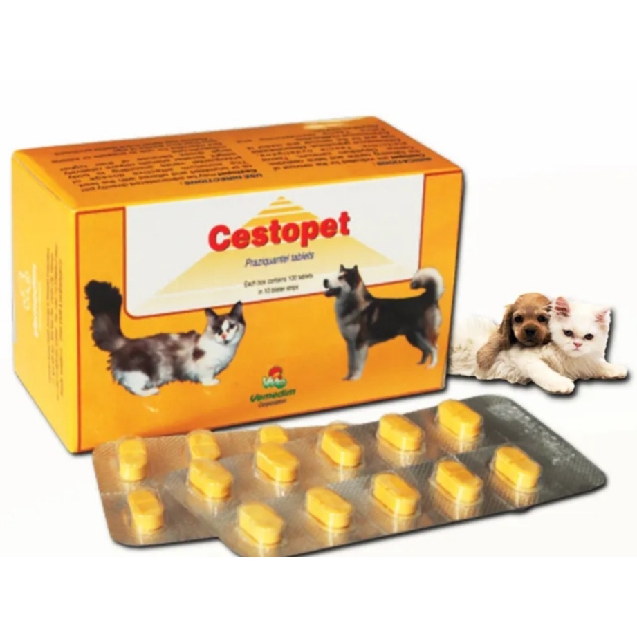 Cestopet ( Deworm ) Ubat Cacing ( 10 Tablet ) | Shopee Malaysia