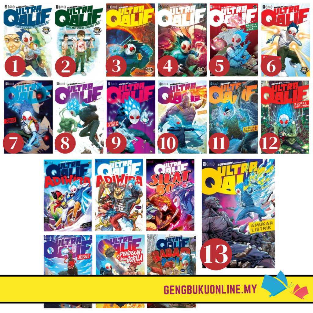 Komik Best Seller : Siri Komik Ultra Qalif | Bophairy | Komik-M ...