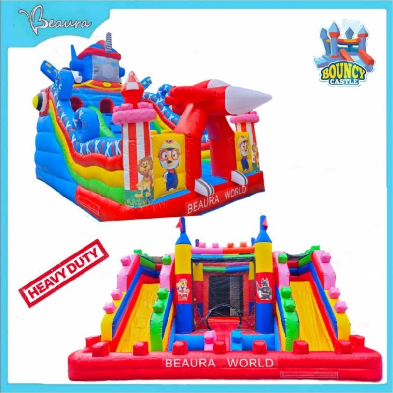🔥Mega Dry Bouncy Castle Robot Legos Bounce House Slide Bouncer PVC ...
