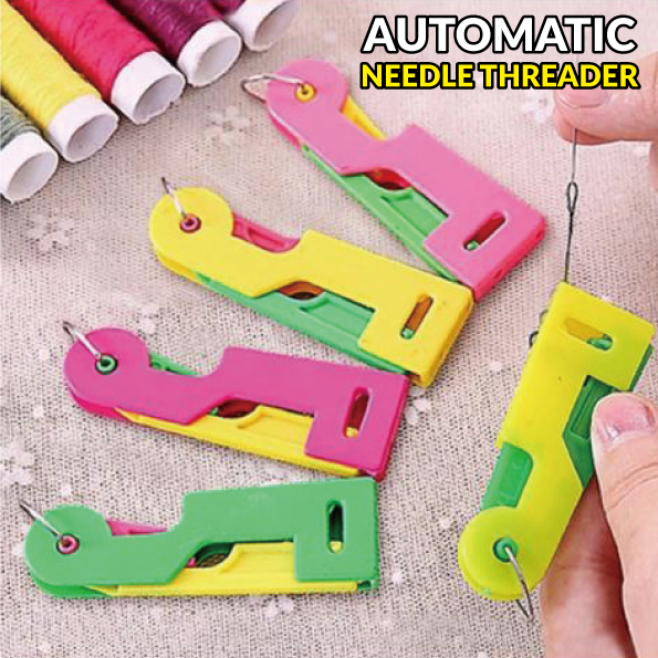 Automatic Easy Sewing Needle Threader自动穿针引线器 Device Handle Craft Use