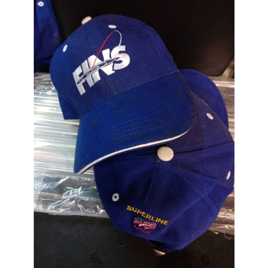 Cap Brand - FINS ( Color - Dark Blue ) | Shopee Malaysia