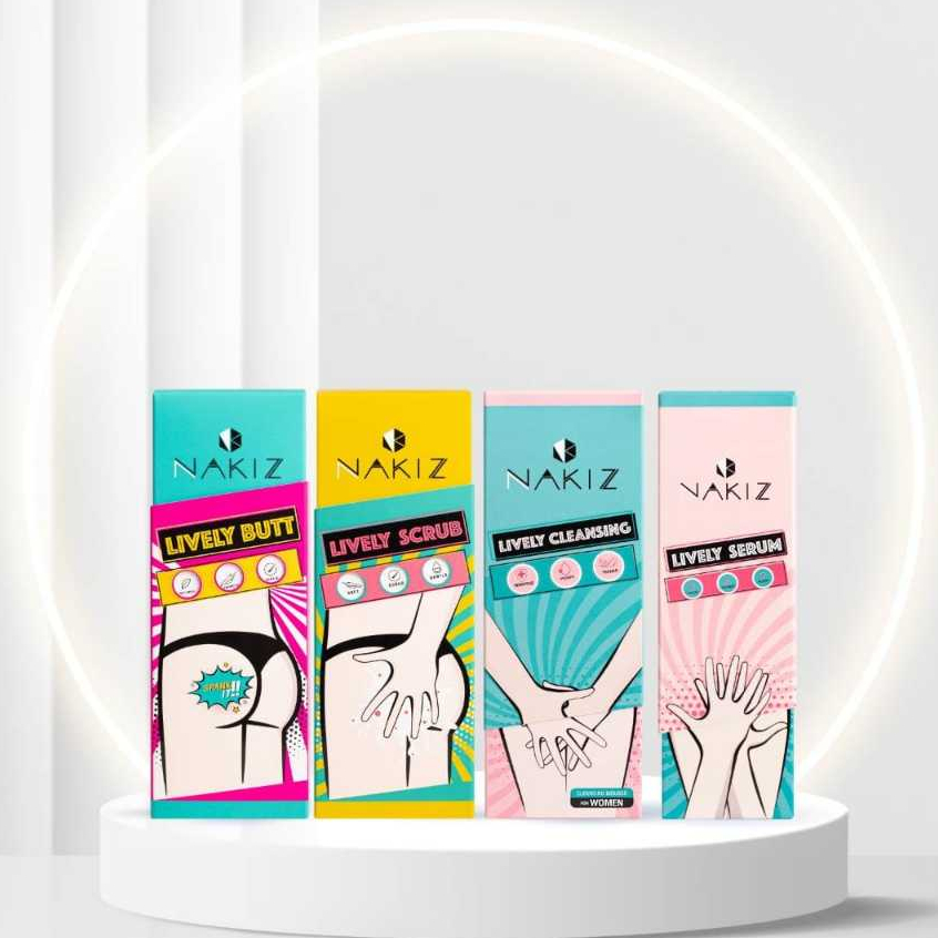 Nakiz Lively Bunddle Set (Nakiz Lively Butt, Lively Scrub, Lively ...
