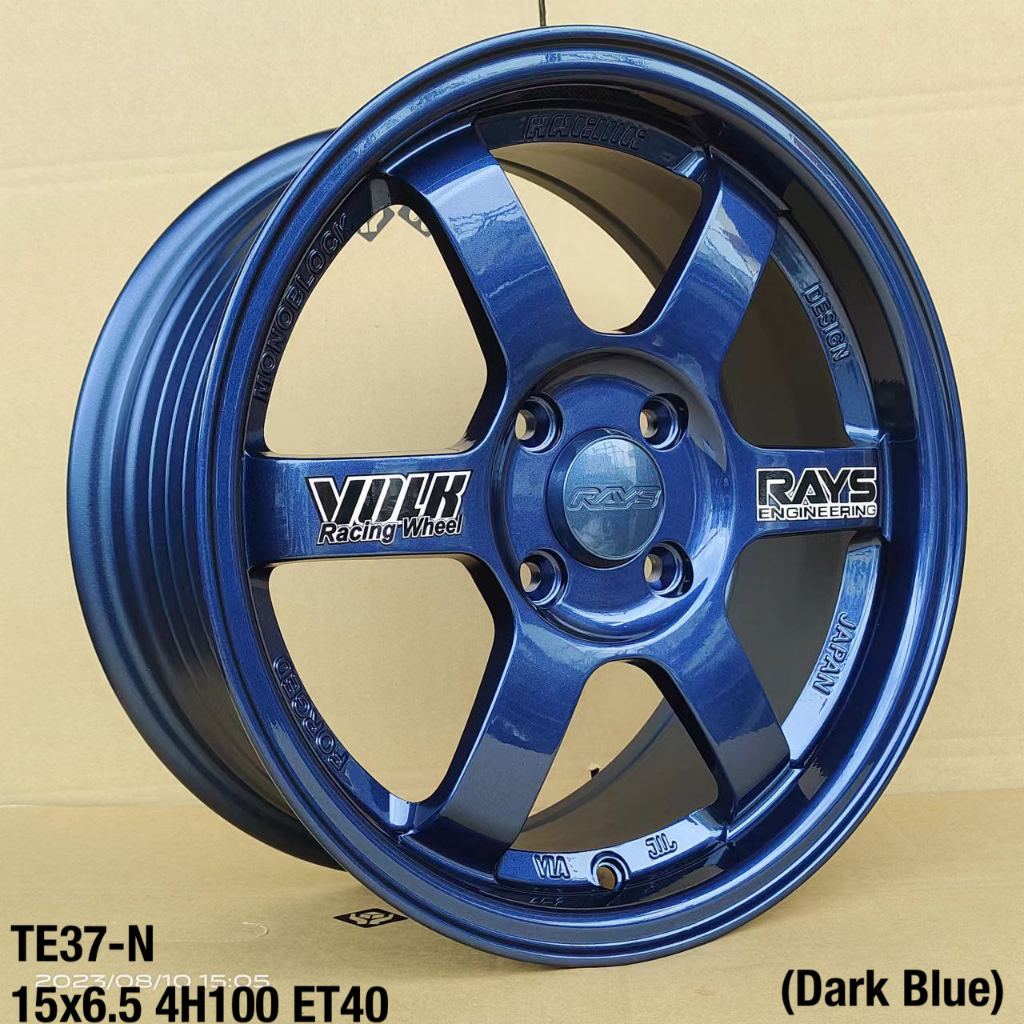 HARGA AFTER TRADE IN TE37 15X7 15X6.5 LIGHT WEIGHT WHEEL 5.5KG/PCS RAYS ...