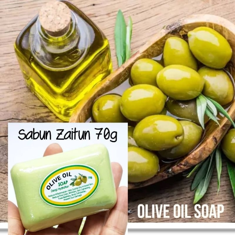 Olive Oil Soap/ Sabun Zaitun Super Hydration/ Moisturizing/ Kulit ...