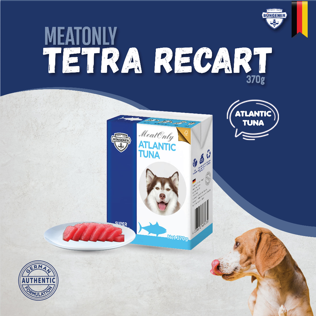BUNGENER MEATONLY TETRA RECART COMPLETE WET FOOD FOR DOG - ATLANTIC ...