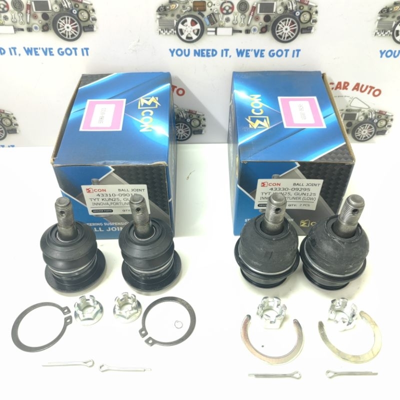 Toyota Hilux KUN25 KUN26 Fortuner TGN51 Innova TGN40 Ball Joint Upper ...