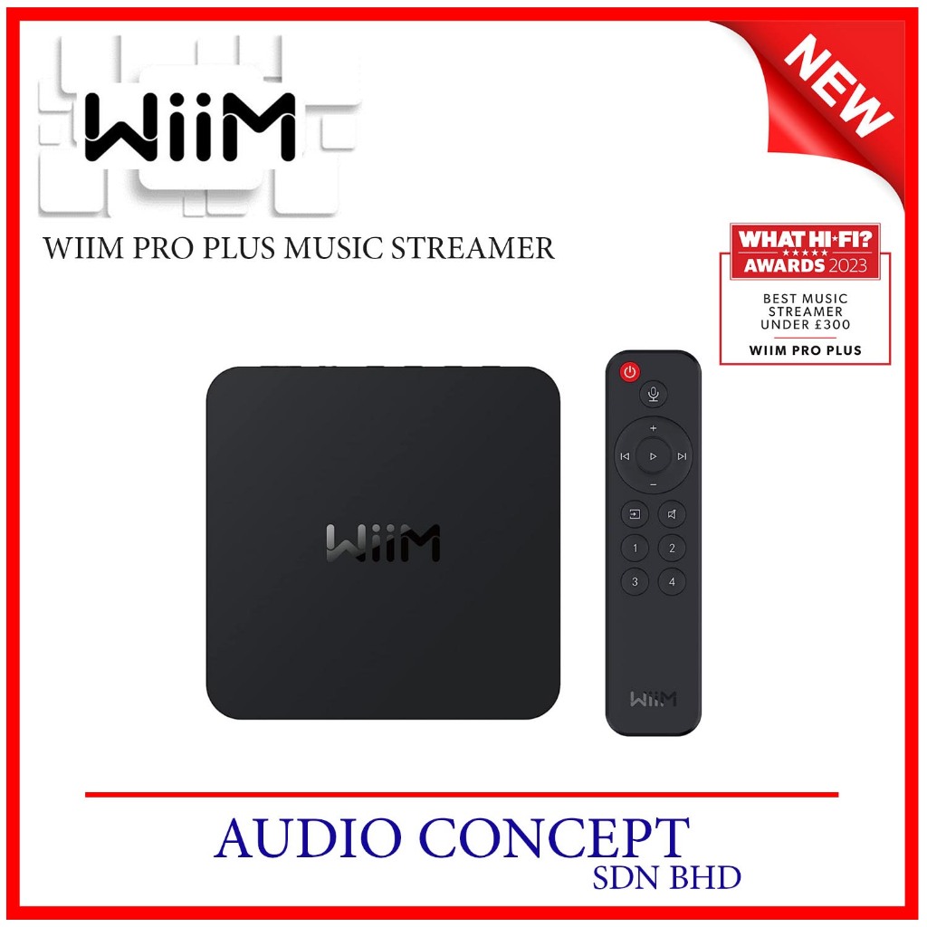 Wiim Pro Plus AirPlay 2 Receiver, Chromecast Audio, Multiroom Music Streamer With Premium AKM ...