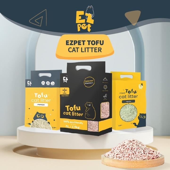 EZPET Mixed Tofu Cat Litter Pasir Kucing (Mixed/Premium/4IN1) | Shopee ...