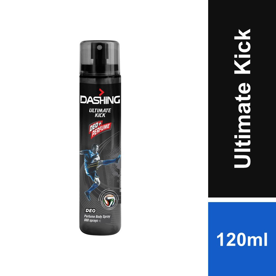 DASHING Deodorant Perfume Body Spray Ultimate Kick 120ml | Shopee Malaysia