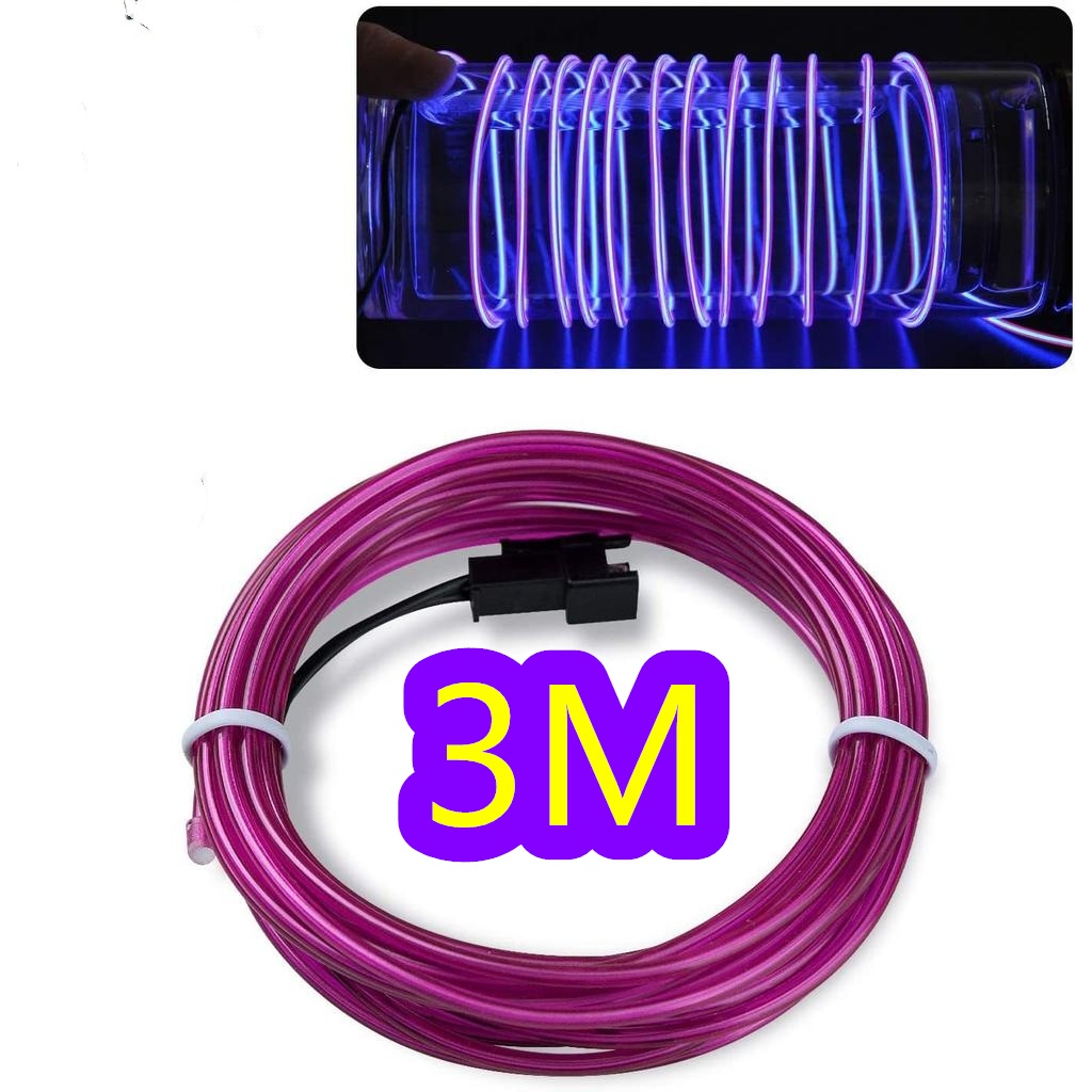 2.8mm Wording Light Strip EL Wire Neon Light With Iron Core Neon Custom ...