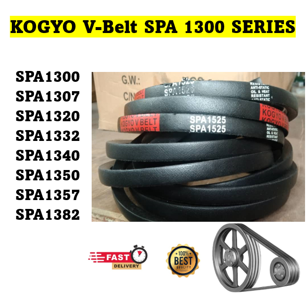SPA 1300 1307 1320 1332 1340 1350 1357 1382 LW KOGYO Belt AHU Aircon ...