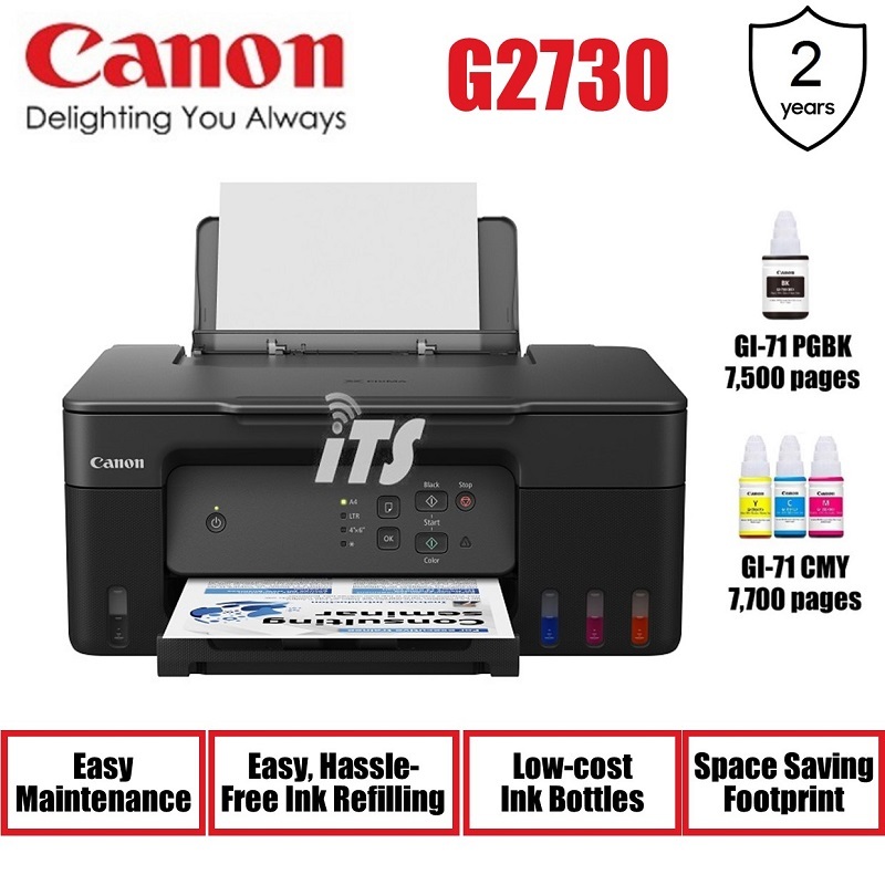 Canon PIXMA G2730 Easy Refillable Ink Tank All-In-One Printer | Shopee ...