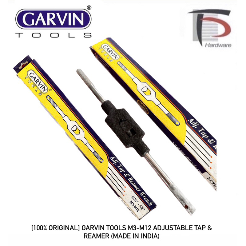[100% ORIGINAL] GARVIN TOOLS M3-M12 ADJUSTABLE TAP & REAMER (MADE IN ...