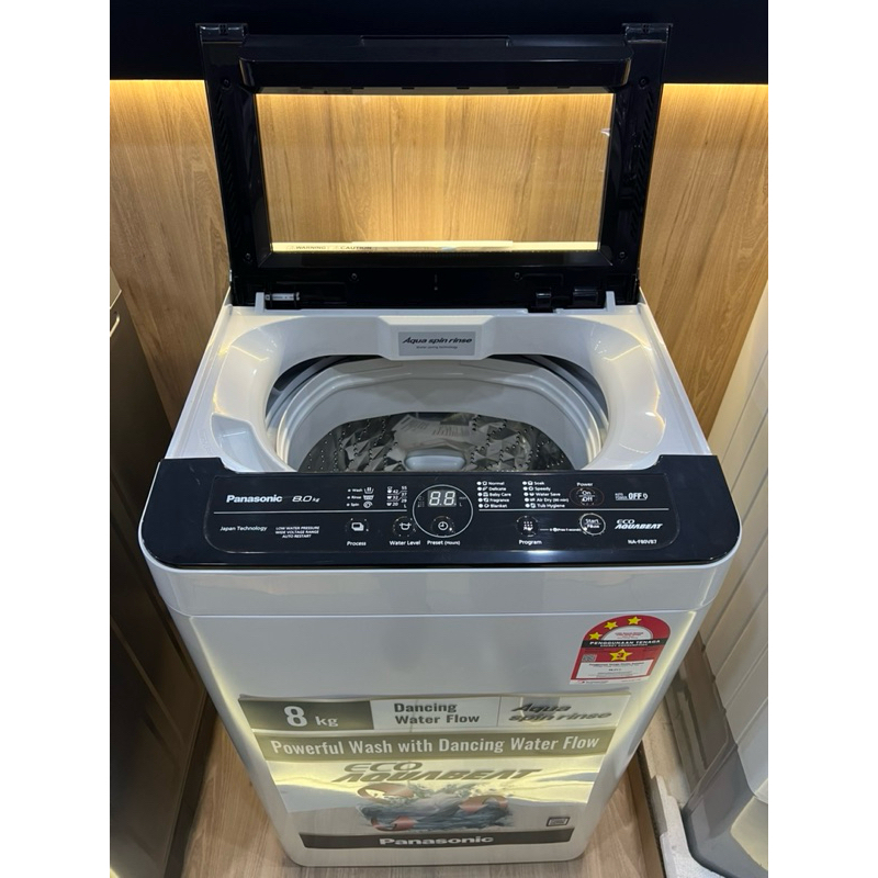 Panasonic Top load Washing Machine 8kg NA-F80VB7HRT | Shopee Malaysia