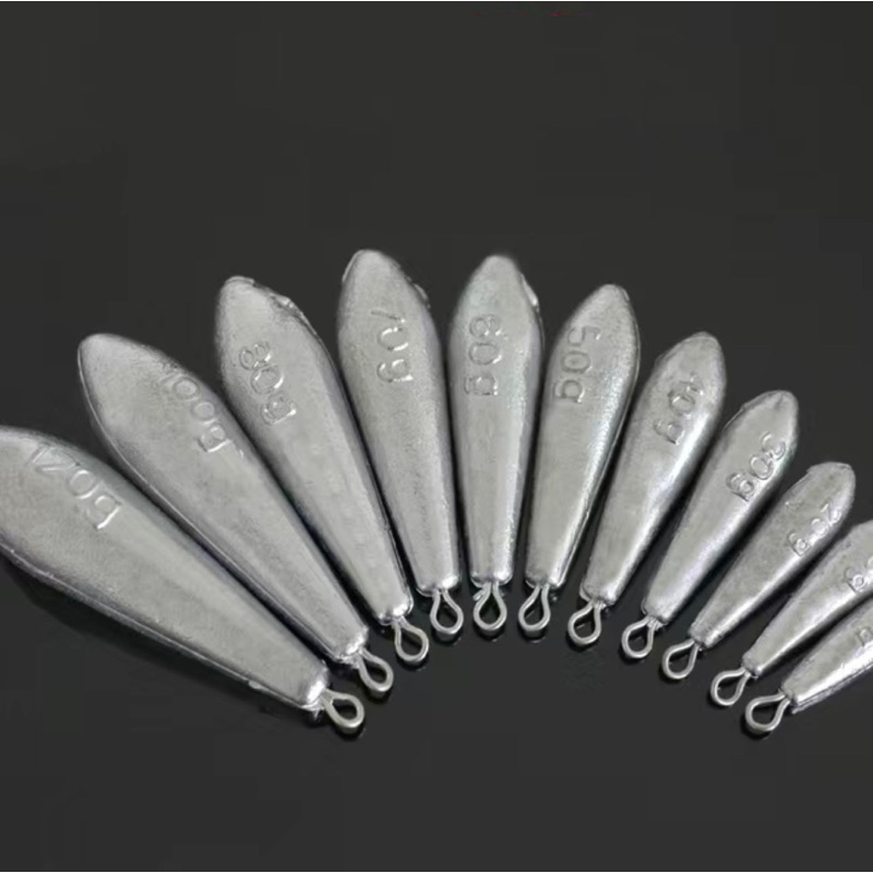 Batu Ladung Timah Batu Mancing Pancing Laut / Sungai Fishing Sinker ...