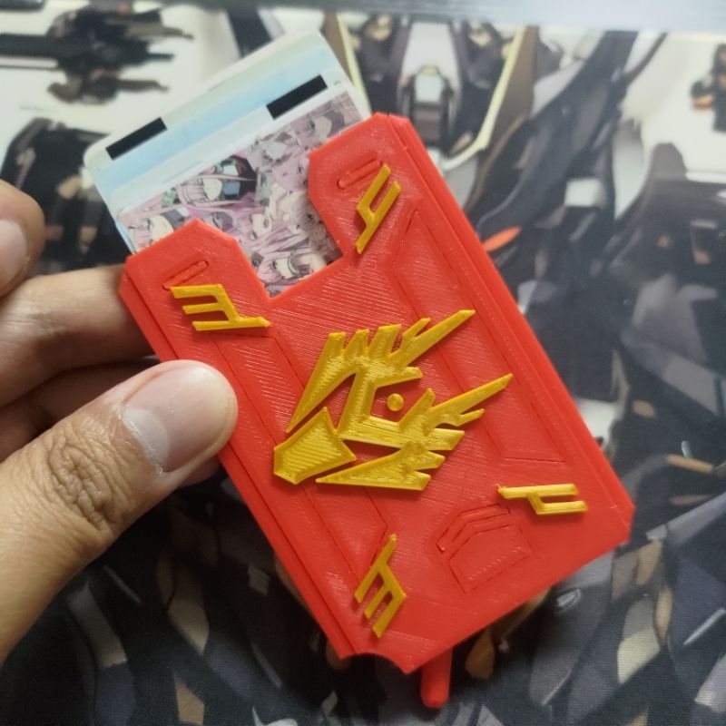 3D printed kamen rider kad wallet dompet tng nfc lanyard | Shopee Malaysia