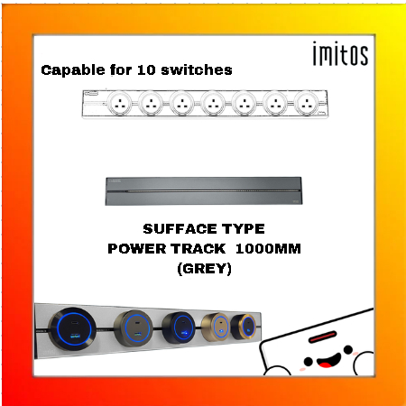[GEN 2] imitos Power Track Socket Surface Switch 32A Power Line Long ...