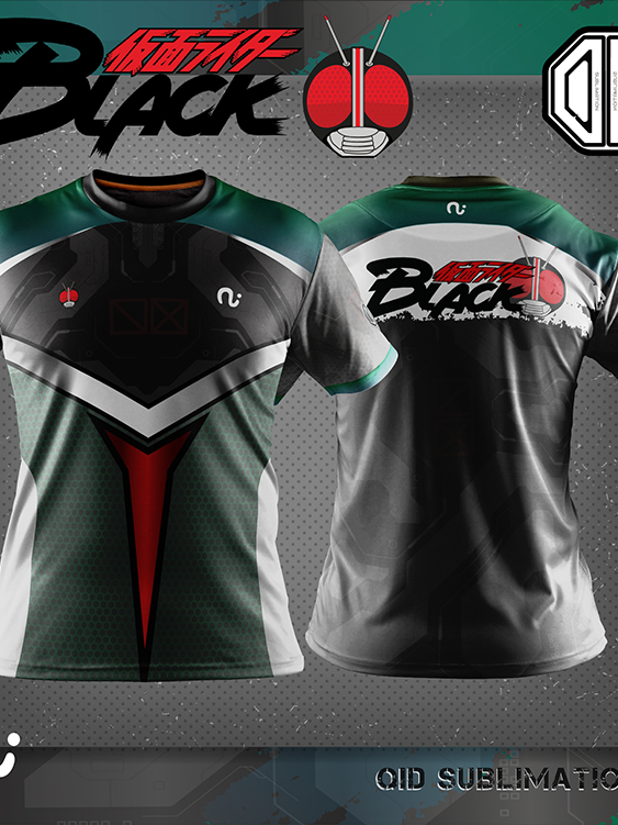 Baju Sublimation Kamen Rider Black Fan Edition | Shopee Malaysia